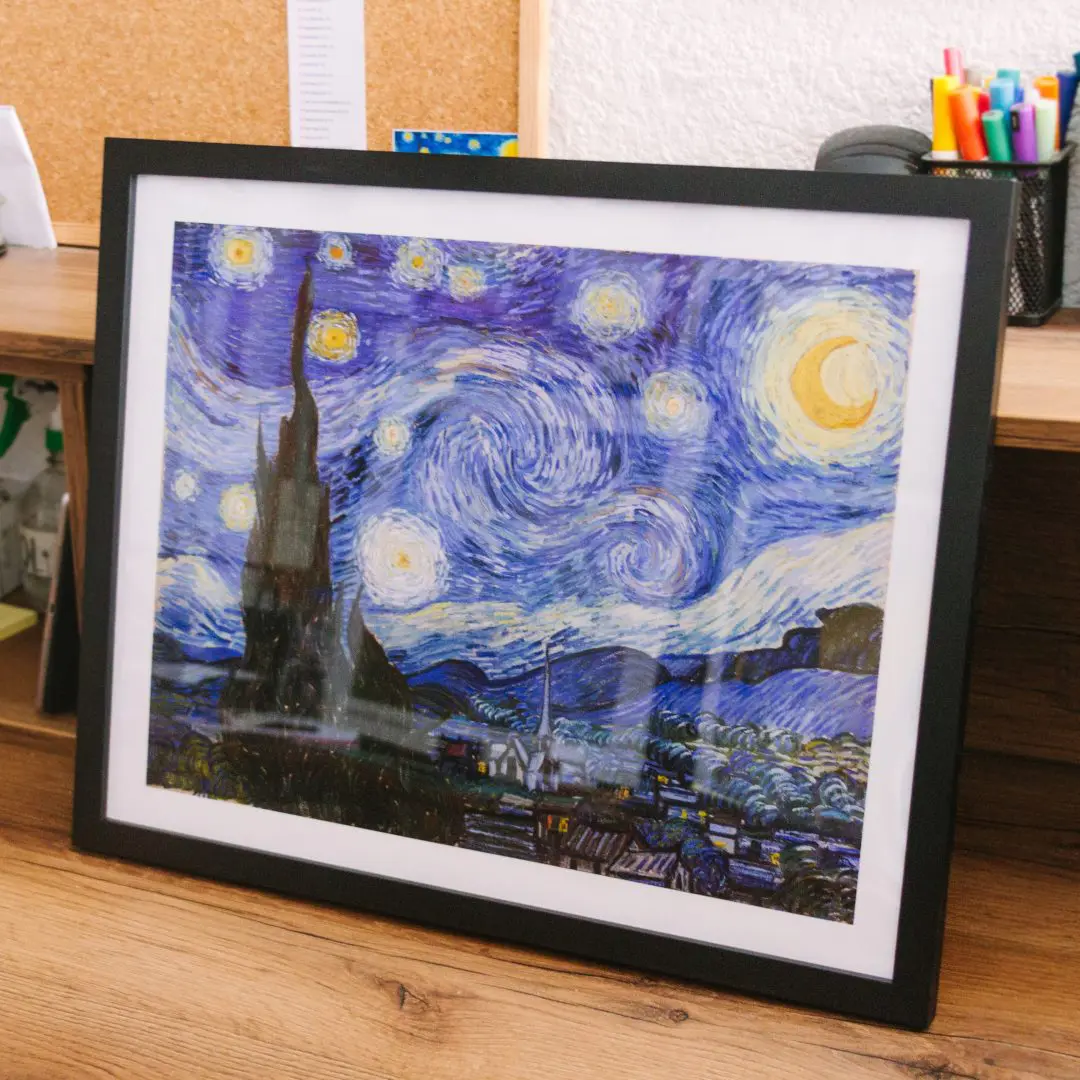 Pintura Real De Noche Estrellada Estrellada Cuadros Van Gogh La Noche